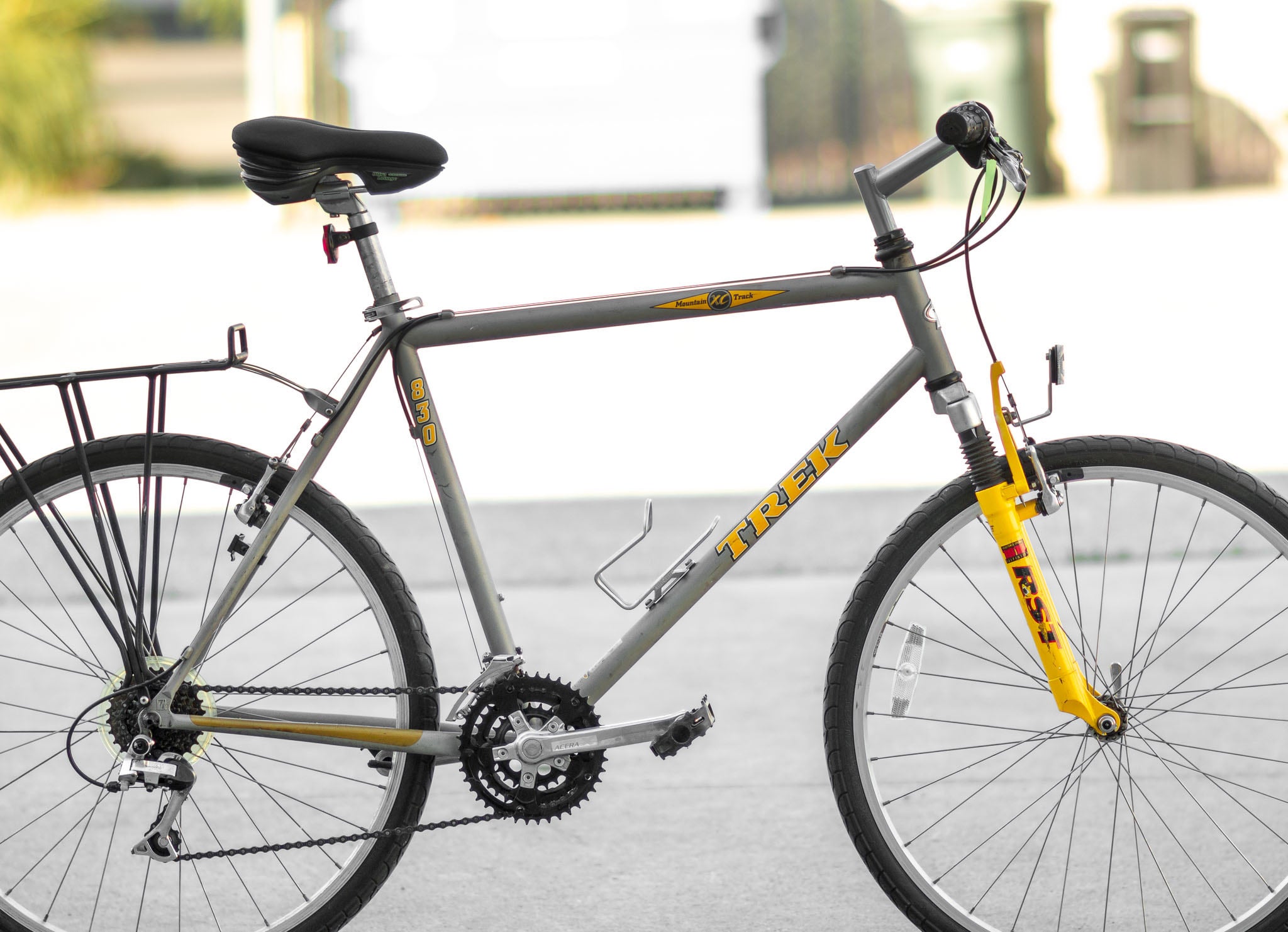 Trek 830 21.5" Titanium-finish Mountain Bike - Made in USA frame, Tall ...