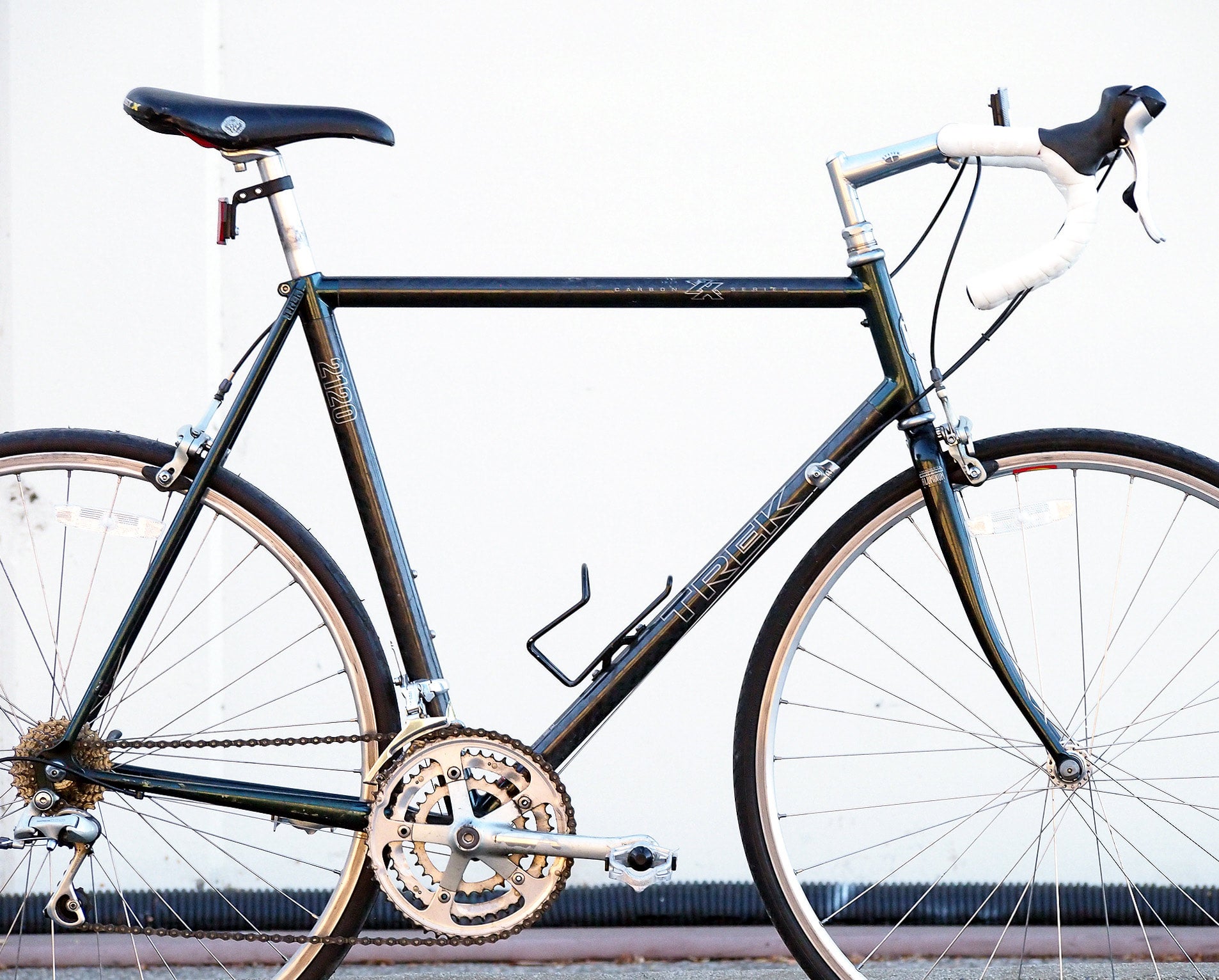 Trek 2120 Carbon/Alloy Road Bike Black/Dark Green | Used Bikes for Sale - Silicon Valley Bicycle ...