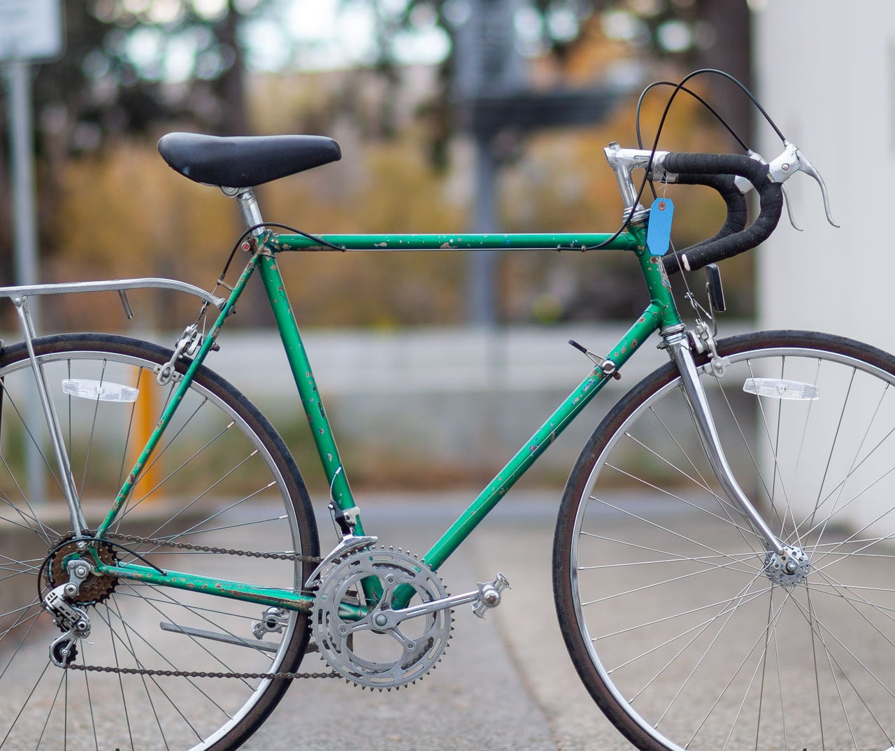 Raleigh Grand Prix Vintage Road Bike - lugged steel frame 27" wheels ...