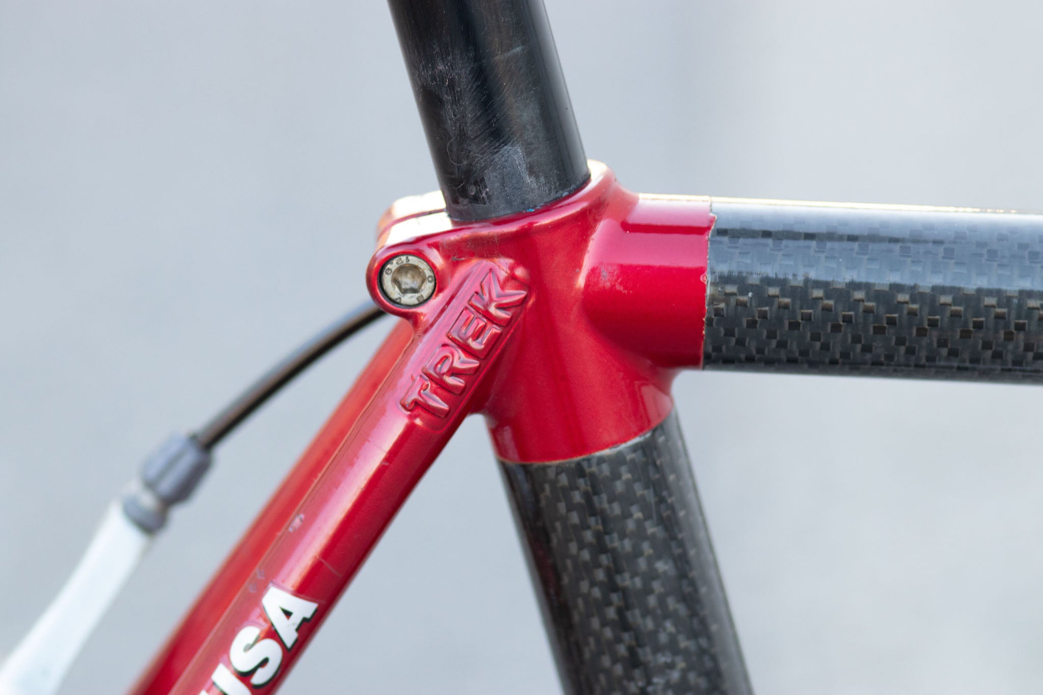 Trek 2100 Composite Carbon / Aluminum Road Bike Made in USA Black/Red ...