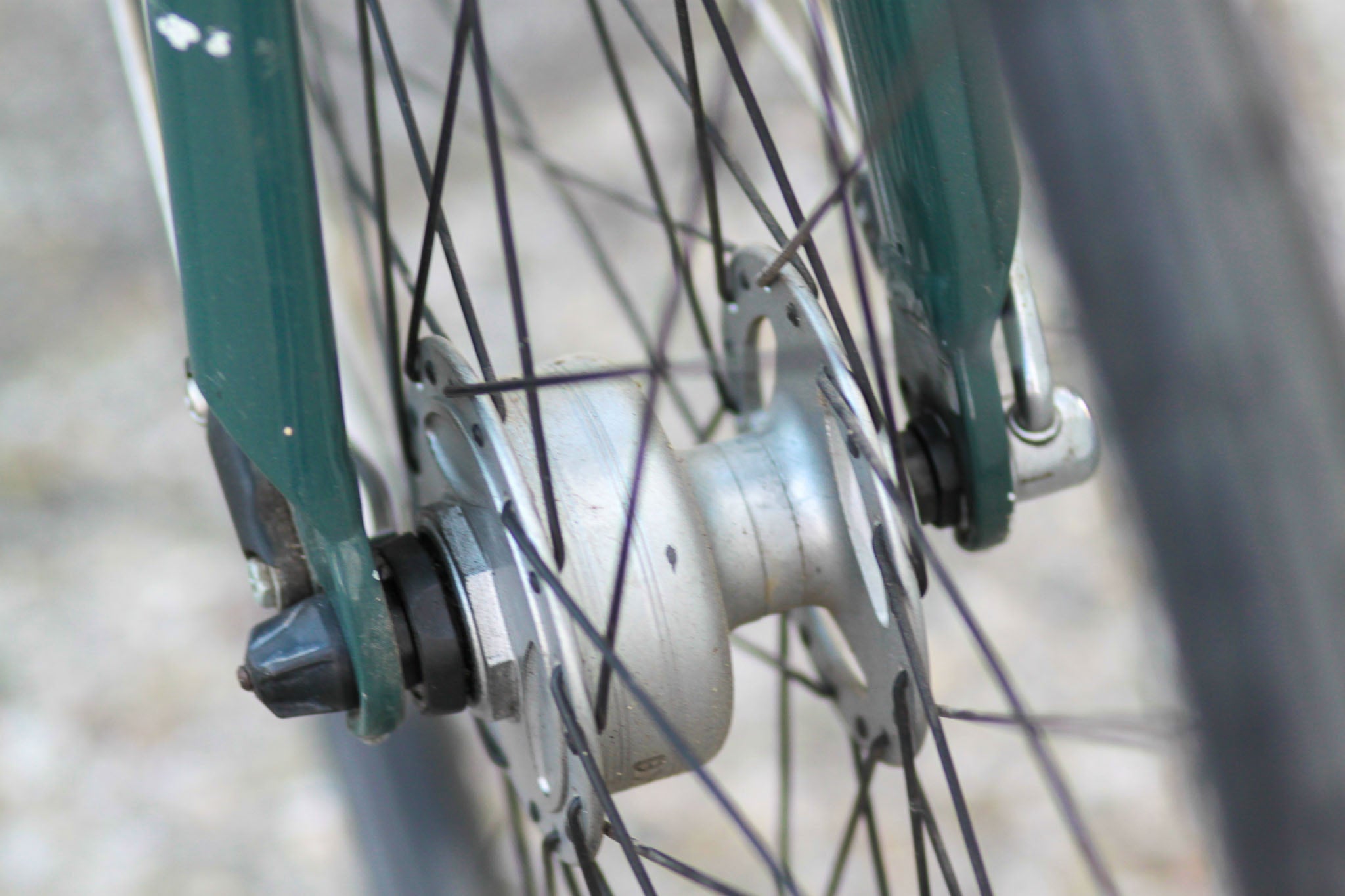 Novara Fusion Hybrid Bike with Panniers Army Green | Used Bikes for ...