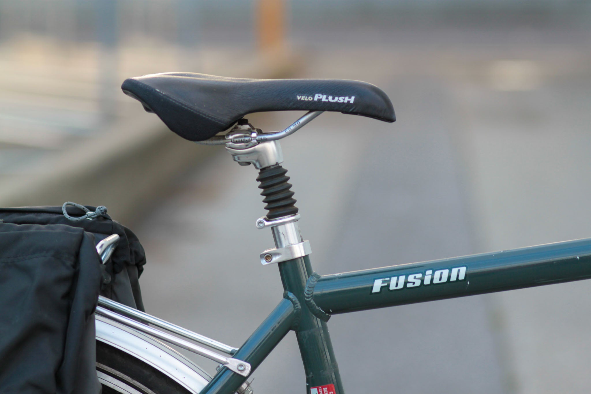 Novara Fusion Hybrid Bike with Panniers Army Green | Used Bikes for ...