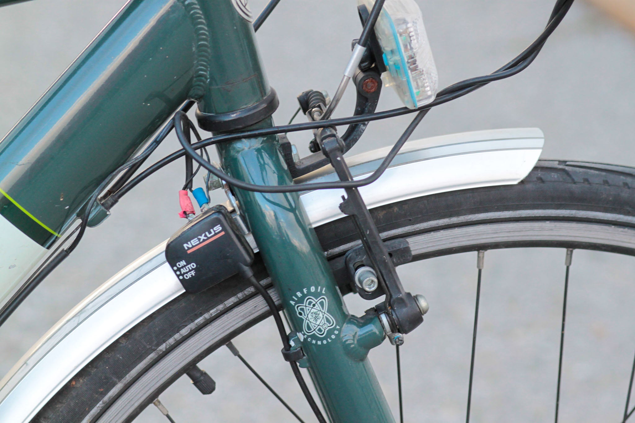 Novara Fusion Hybrid Bike with Panniers Army Green | Used Bikes for ...