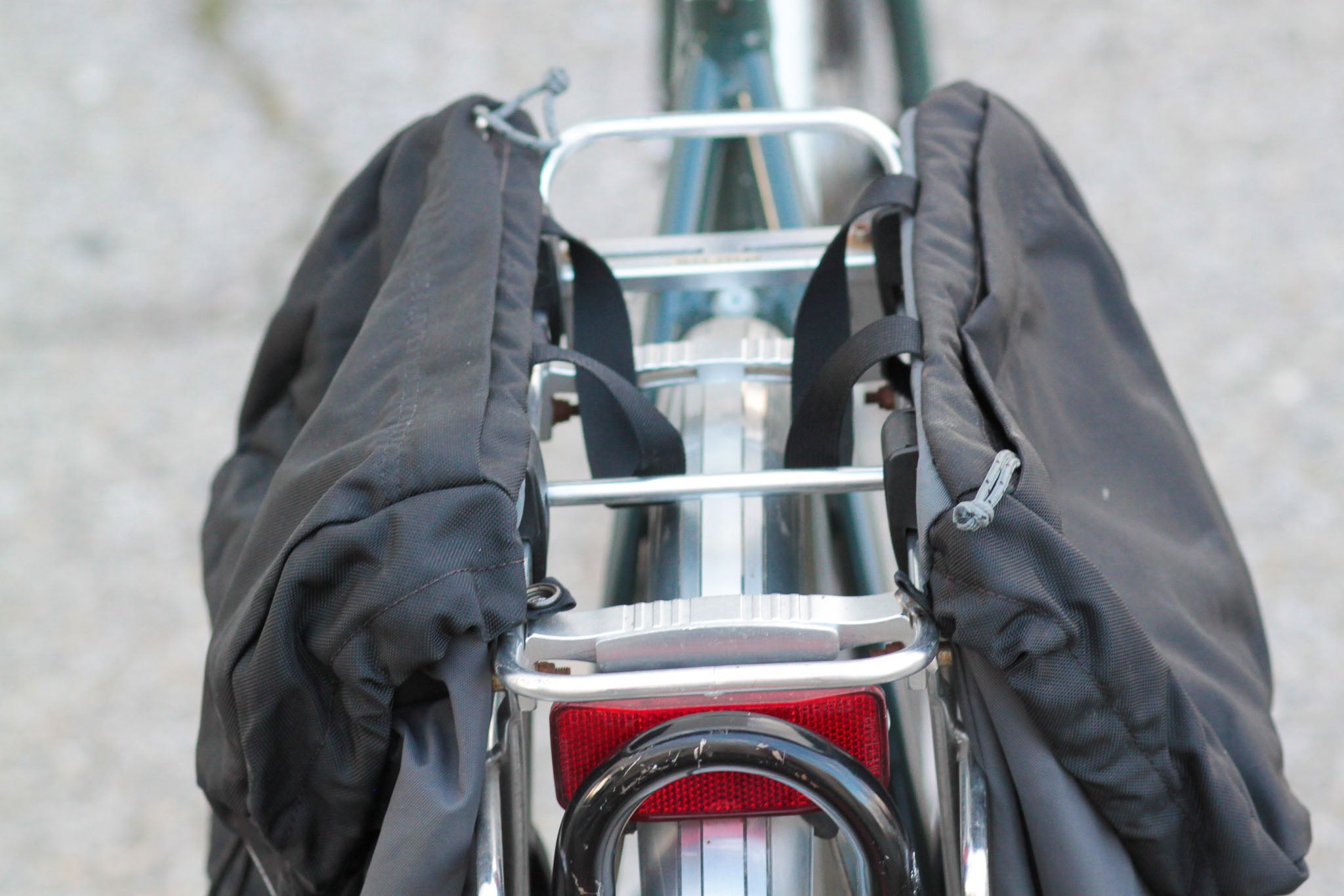 Novara Fusion Hybrid Bike with Panniers Army Green | Used Bikes for ...