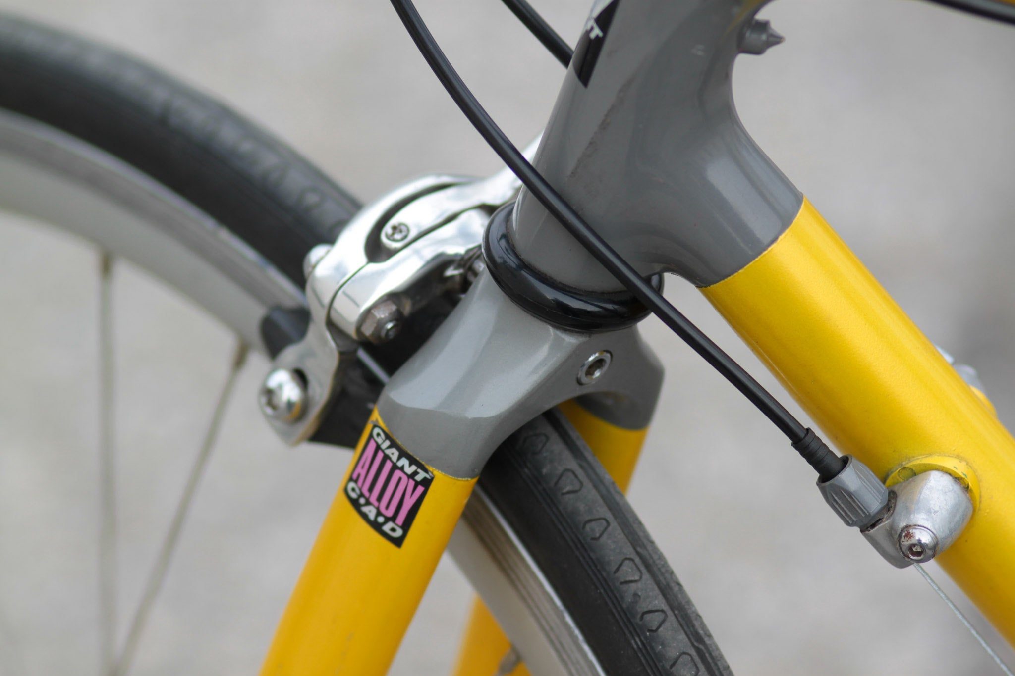 Giant Cadex CFR 2 Vintage Carbon Road Bike Yellow/Black | Used Bikes ...